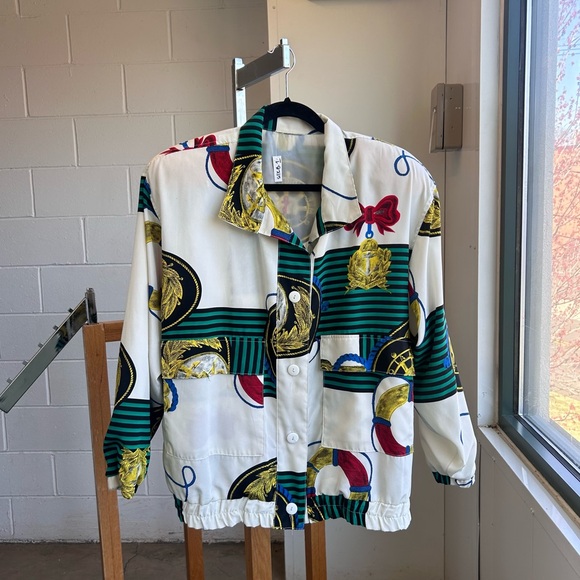 Tops | Vintage Silk Jacket | Poshmark